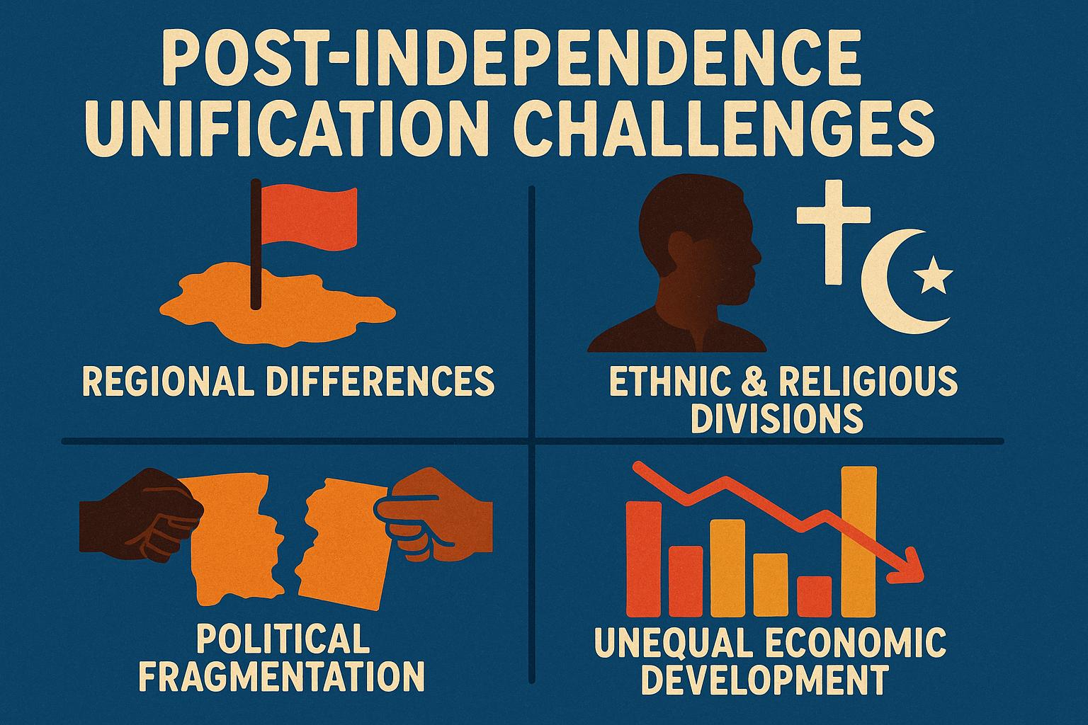 Post-independence unification challenges