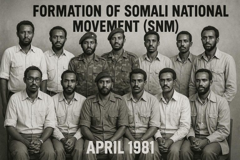 Formation of Somali National Movement (SNM)